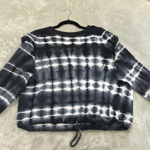 NOBO | Tops | Navy And White Tiedye Pattern Long Sleeve Shirt | Poshmark